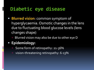 Diabetic retinopathy | PPT