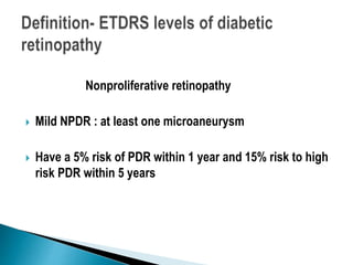 Diabetic retinopathy | PPTX