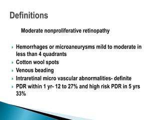 Diabetic retinopathy | PPTX