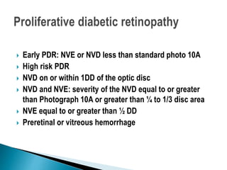 Diabetic retinopathy | PPTX