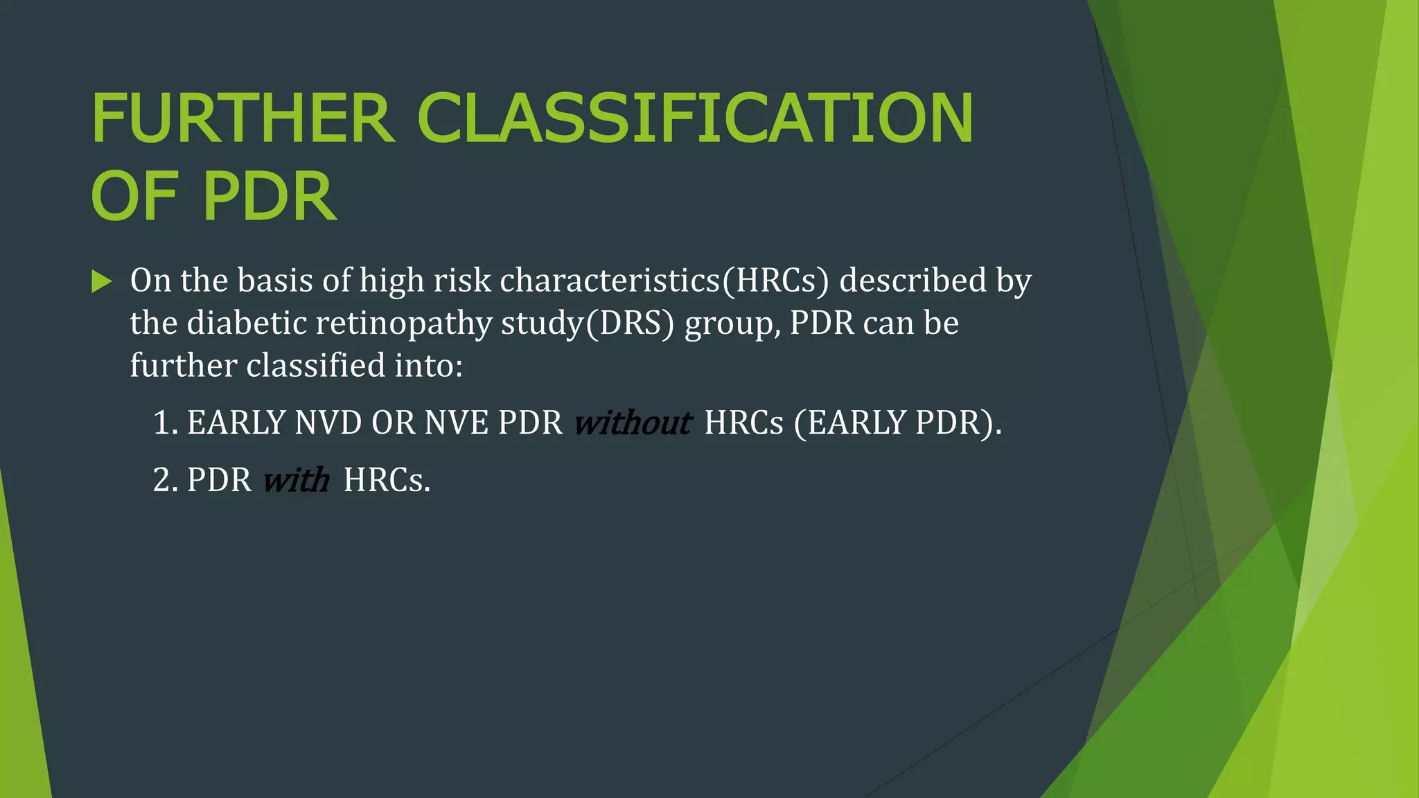 Diabetic Retinopathy- PDR and CSME | PPTX