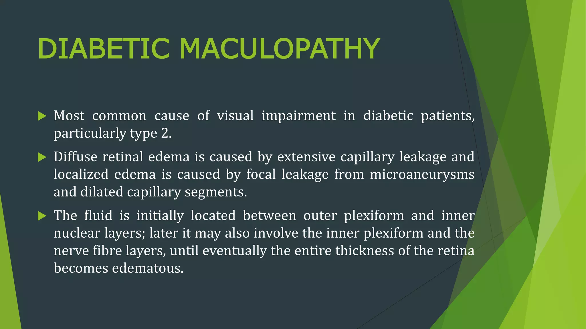 Diabetic Retinopathy- PDR and CSME | PPTX