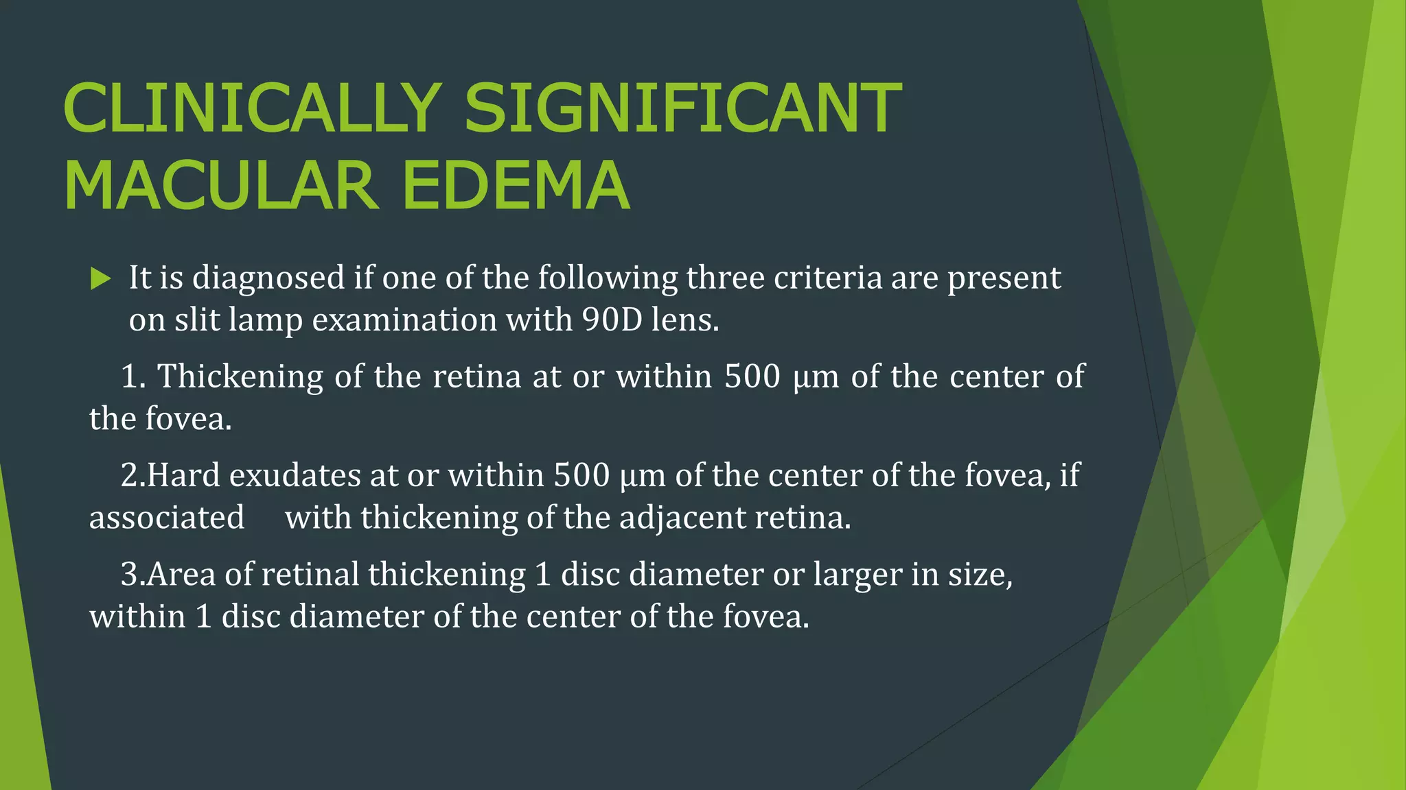 Diabetic Retinopathy- PDR and CSME | PPTX