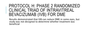 Diabetic retinopathy Trials | PPTX