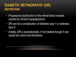 diabetic retinopatthy.pptx macular edema risk factor, management | PPTX