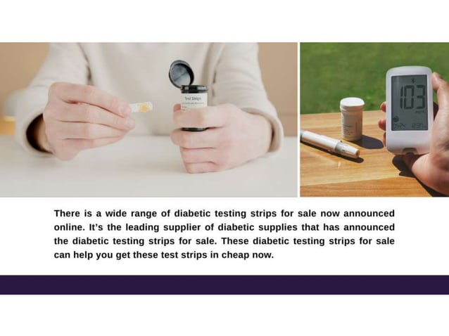 Diabetic Testing Strips For Sale | PPT