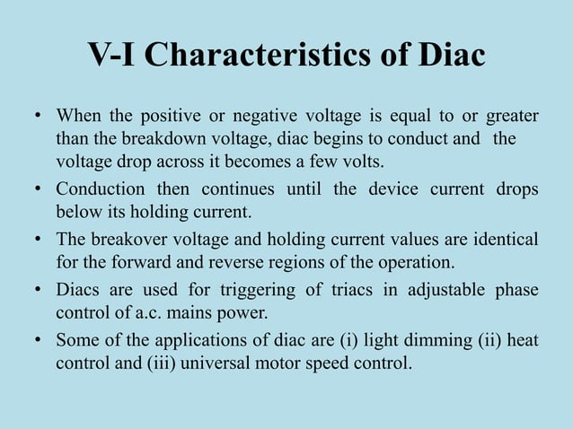 Diac.pptx | Consumer Electronics | Technology & Computing