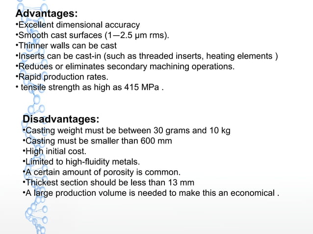 Dia casting and its types by alpha metal industries | PPT