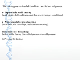 Dia casting and its types by alpha metal industries | PPT