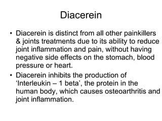 Diacerein | PPT
