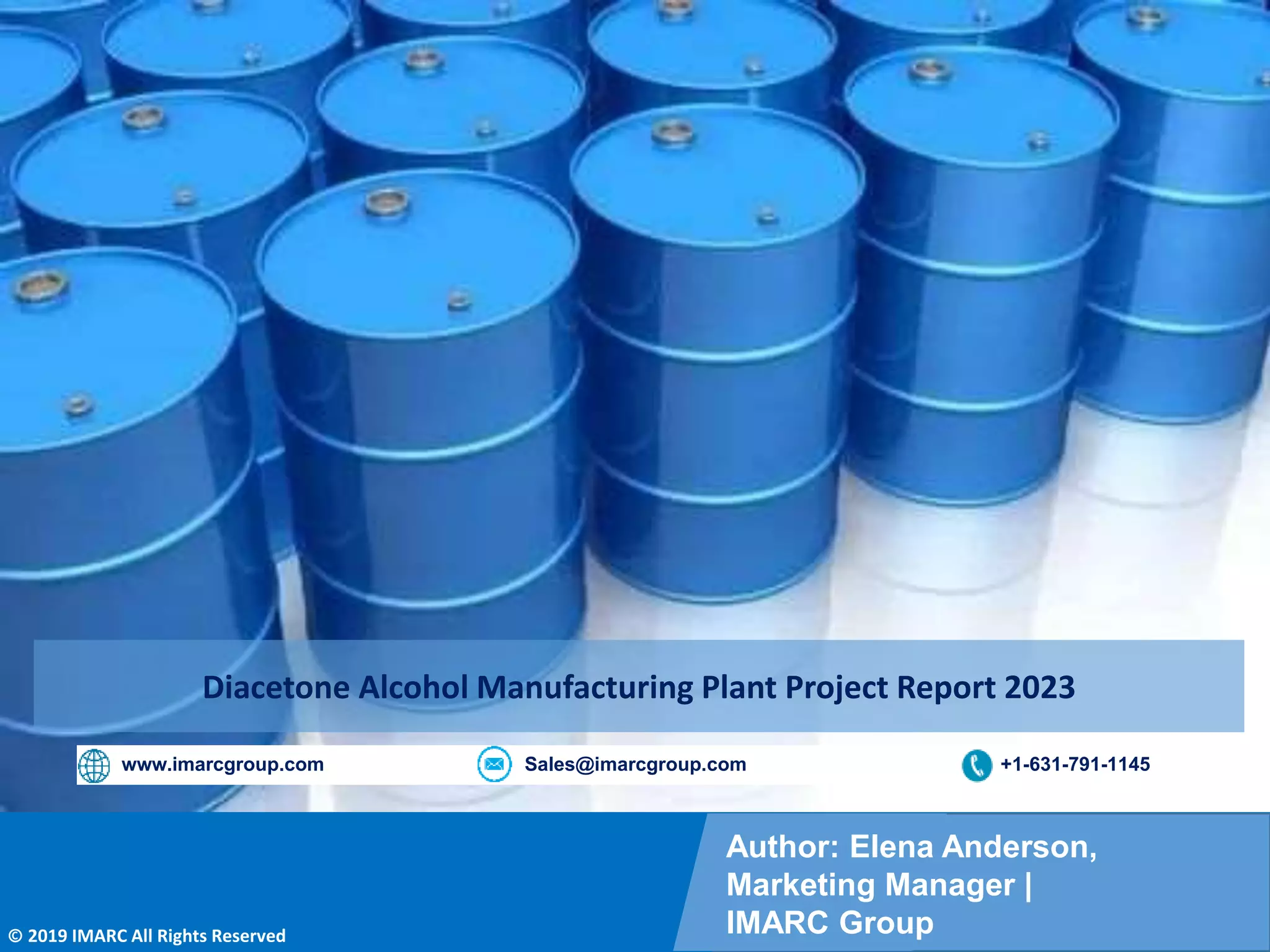 Diacetone Alcohol Manufacturing Plant Project Report PPT | Plant Cost ...