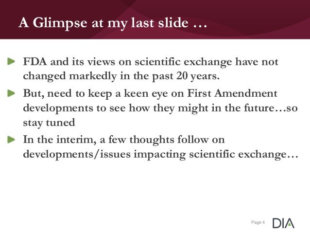 "Scientific Exchange -- New Interpretations??"