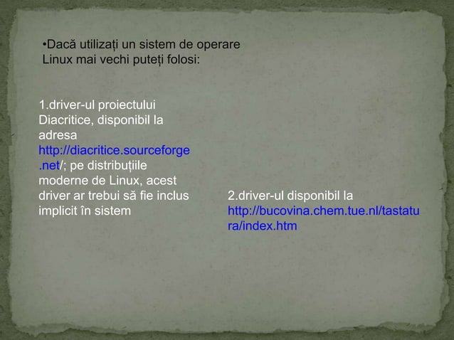Diacritice Romanesti In Linux | PPT