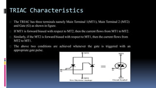 DIAC & TRIAC | PPTX