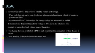 DIAC & TRIAC | PPTX