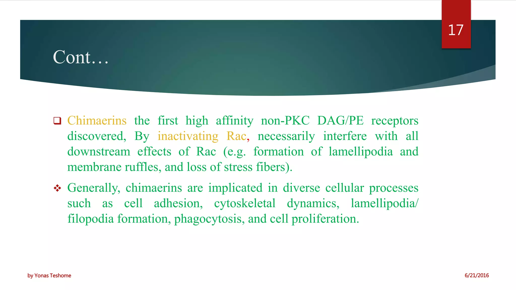 Diacylglycerol signaling pathway | PPTX