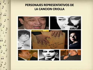Dia de la cancion criolla | PPTX