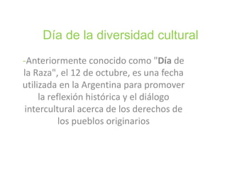 Dia de la raza | PPTX