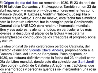 Dia del libro | PPT