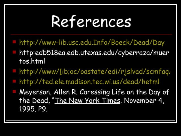 Dia de los muertos. | PPT