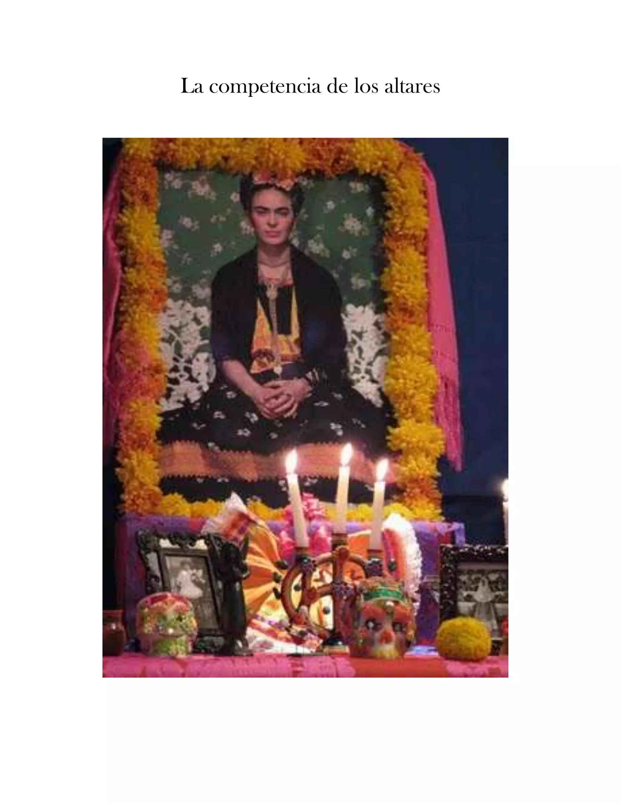 Dia de los muertos altar project edline version | PDF