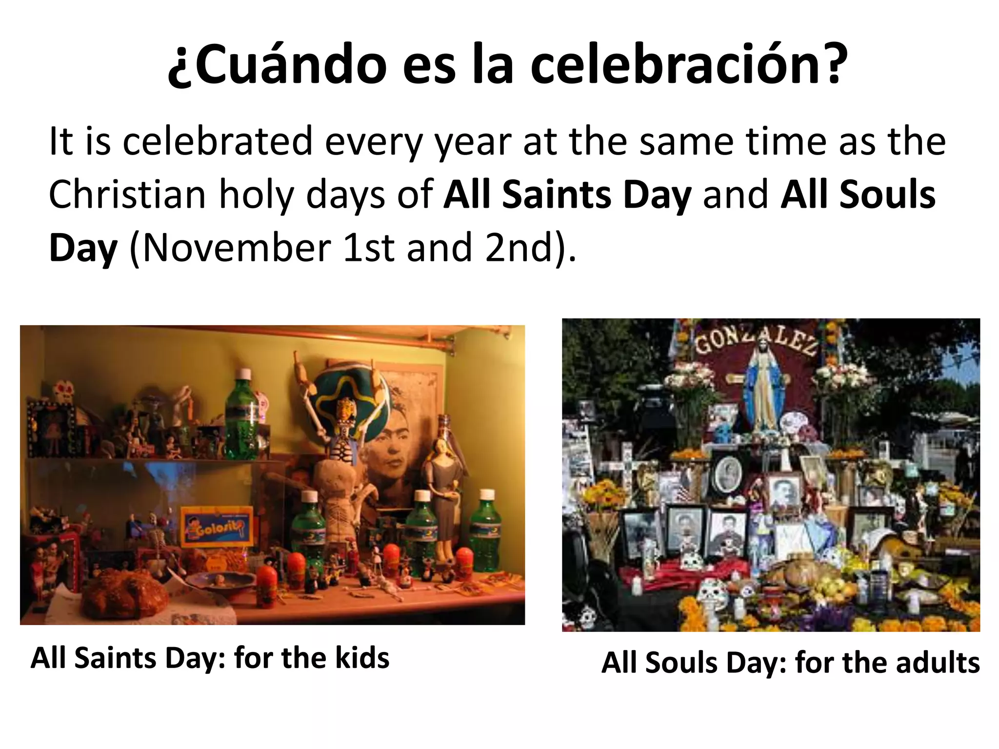 Dia de los muertos presentation | PPTX
