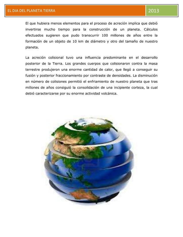 Dia del planeta tierra | PDF