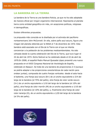 Dia del planeta tierra | DOCX