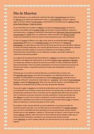 Dia de mueros vs halloween | PDF