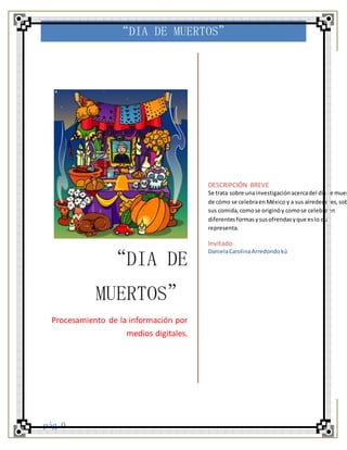 Dia de muertos | PDF