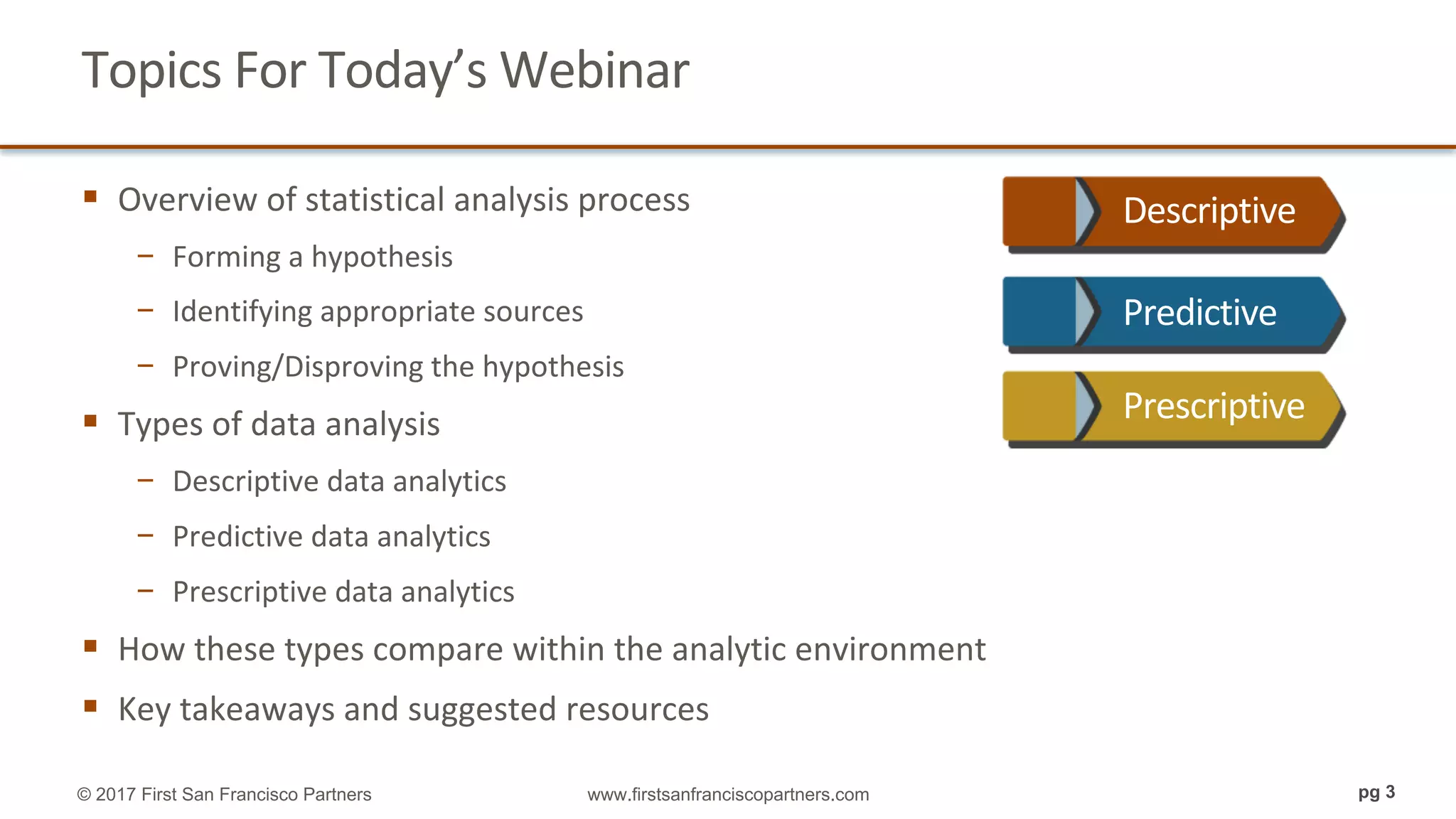 DI&A Slides: Descriptive, Prescriptive, and Predictive Analytics | PDF