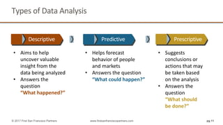DI&A Slides: Descriptive, Prescriptive, and Predictive Analytics | PDF