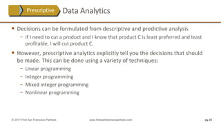 DI&A Slides: Descriptive, Prescriptive, and Predictive Analytics | PDF