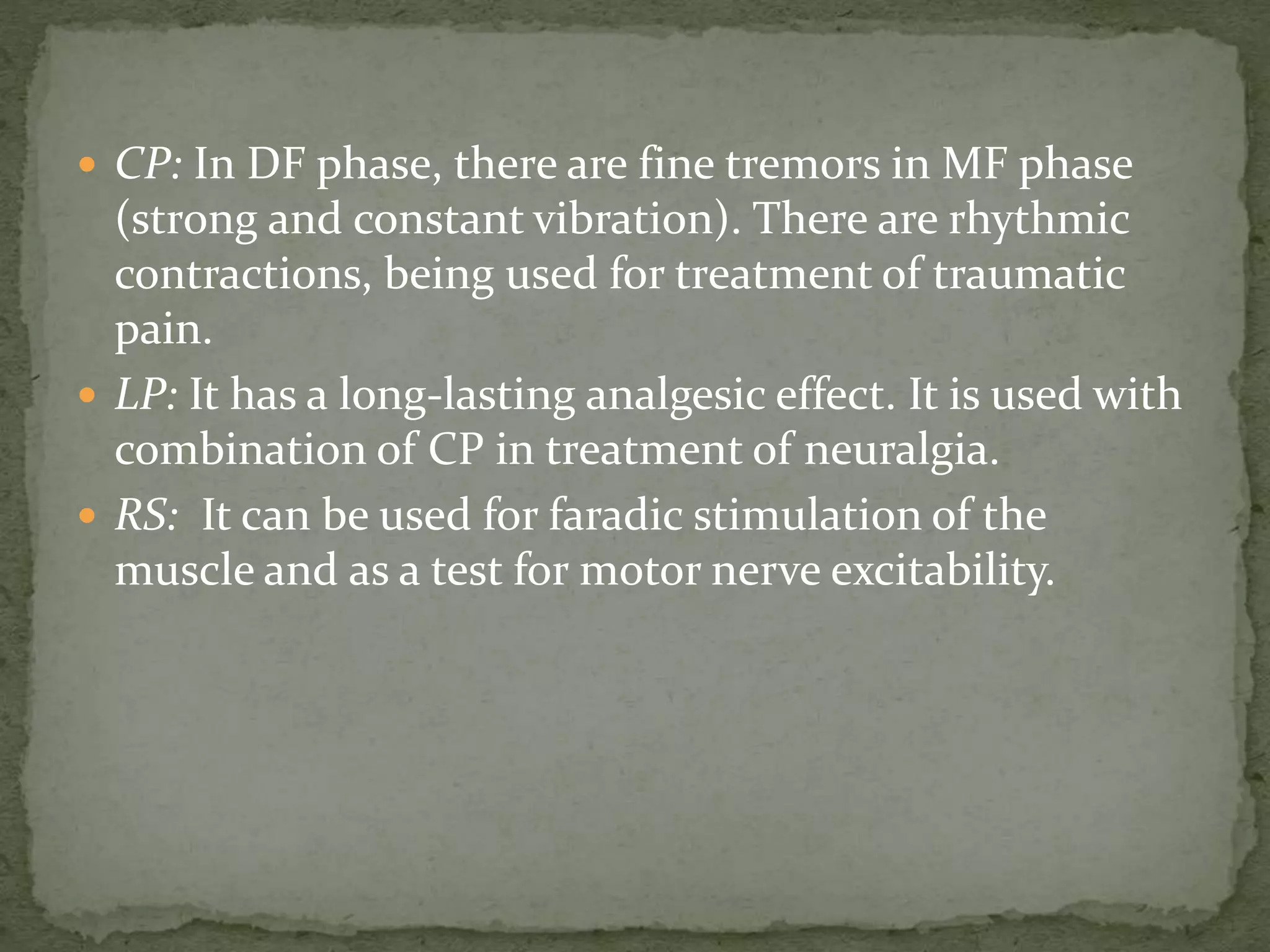Diadynamic current | PPTX
