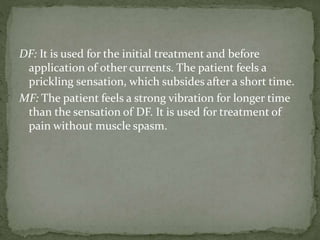 Diadynamic current | PPTX