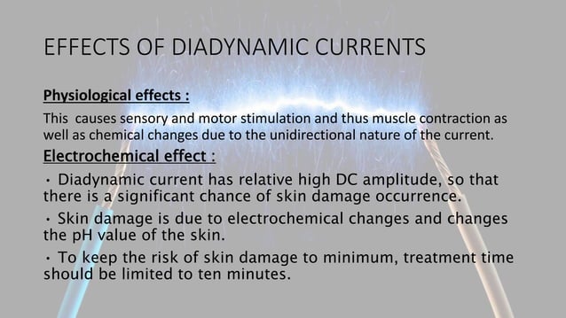 diadynamic current.pptx | Physical Therapy | Wellness