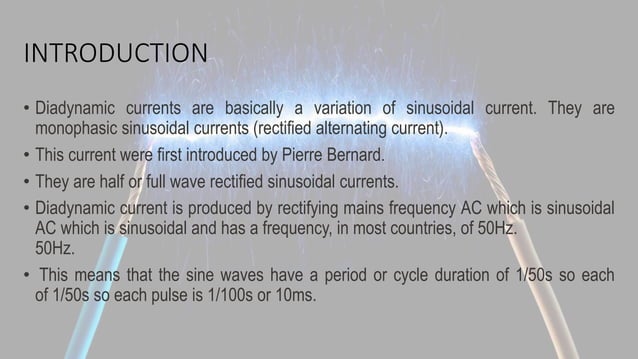 diadynamic current.pptx | Physical Therapy | Wellness