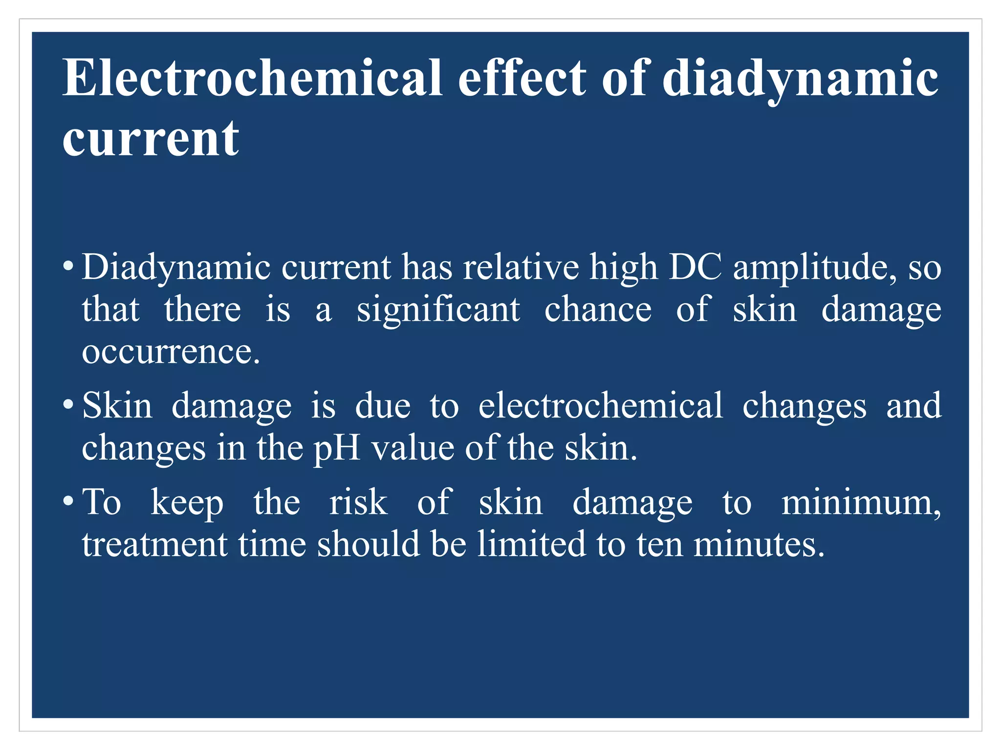 Diadynamic currents | PPTX