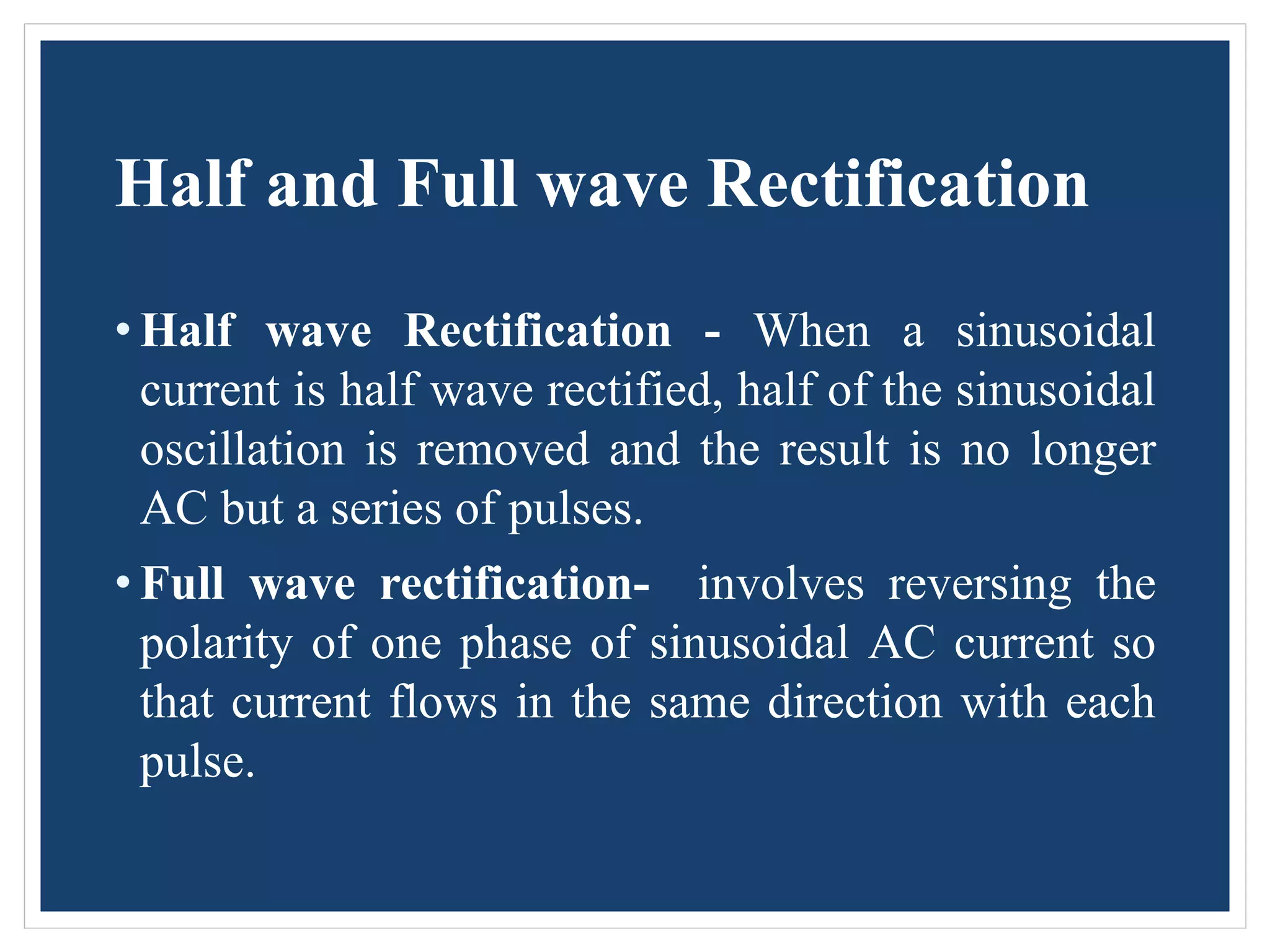 Diadynamic currents | PPTX