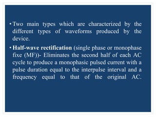 Diadynamic currents | PPTX