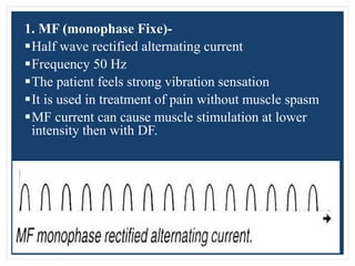 Diadynamic currents | PPTX