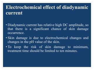 Diadynamic currents | PPTX