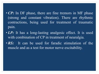 Diadynamic currents | PPTX