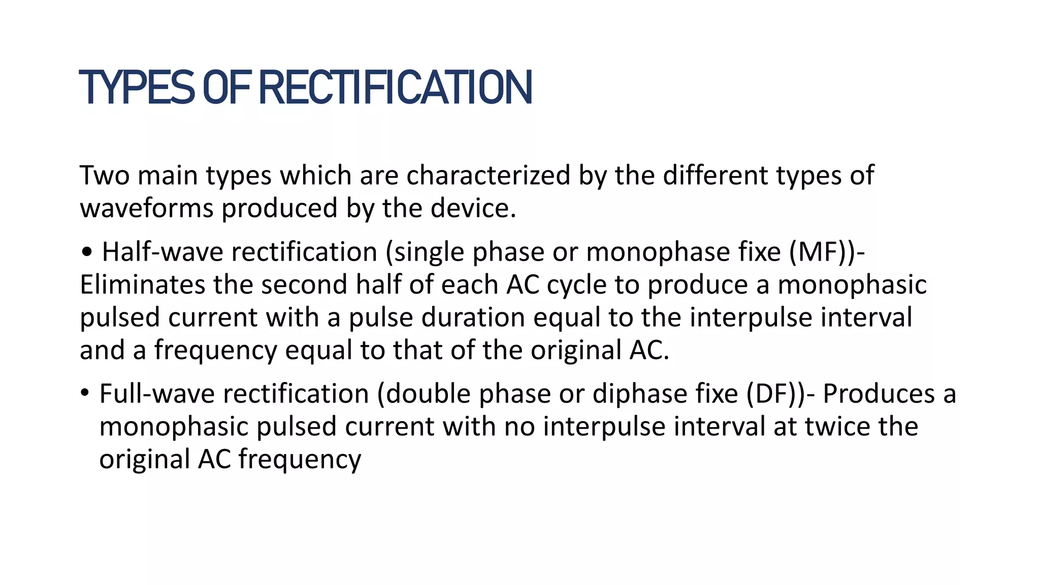 Introduction to Diadynamic currents | PPTX