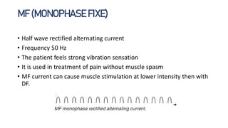 Introduction to Diadynamic currents | PPTX