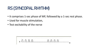 Introduction to Diadynamic currents | PPTX