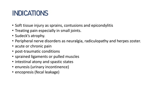 Introduction to Diadynamic currents | PPTX | Death, Injury, or Military ...