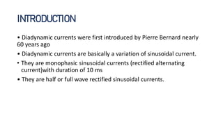 Introduction to Diadynamic currents | PPTX