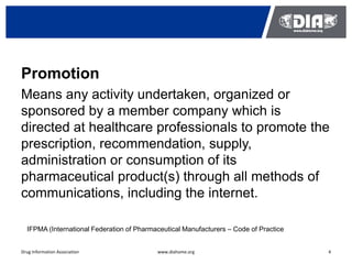 Management of Life Science Promotional Material | PPTX | Pharmaceutical ...