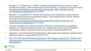 Selvitys toimeentulotukiuudistuksen vaikutuksista | PPT | Free Download